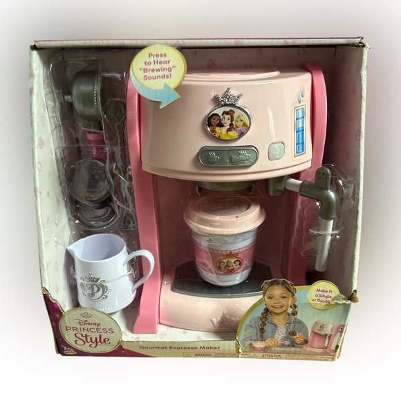 Disney | Toys | Nwt Disney Princess Style Espresso Maker | Poshmark
